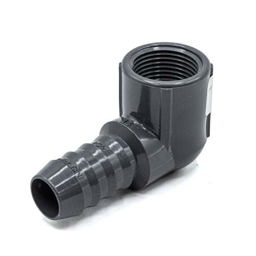 3/4" Grey PVC Combination 90 Degrees Elbow - LandscapeSupplyGuys.com