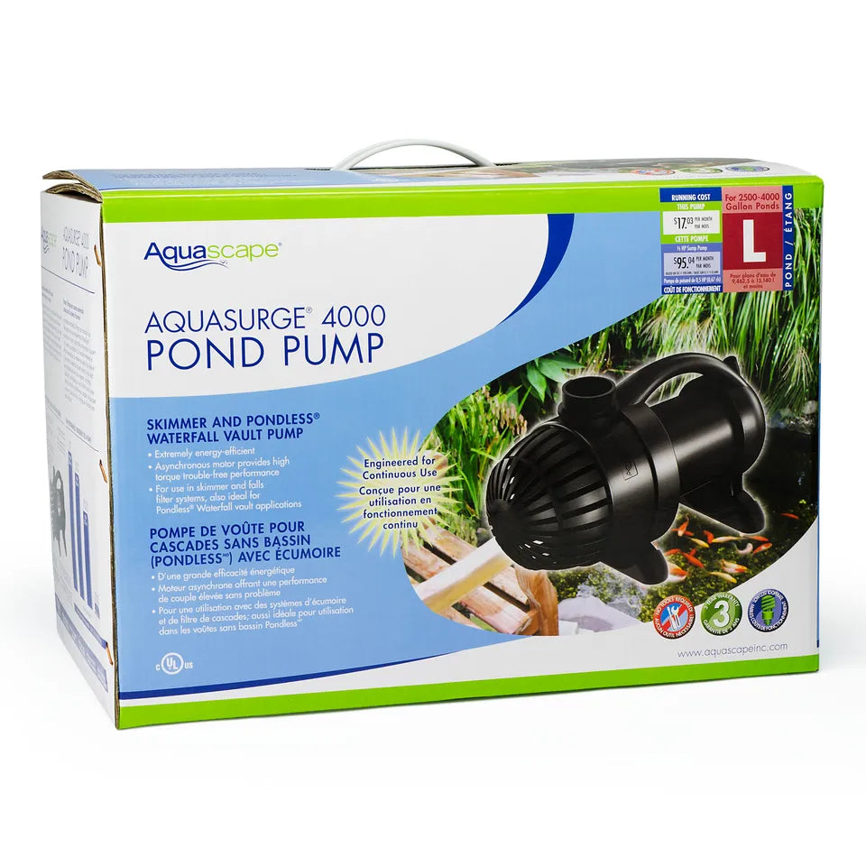Aquasurge 4000 Pond Pump | High Flow Pressure Pump