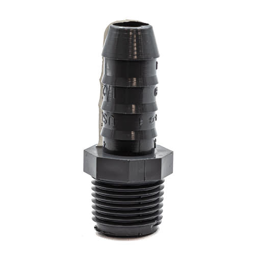 1/2" Grey Insert PVC Male Adapter - LandscapeSupplyGuys.com