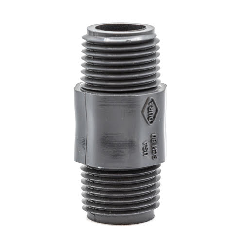 1/2" x 2" Grey PVC Pipe Nipple - LandscapeSupplyGuys.com