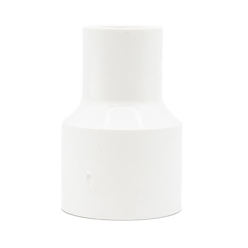 1" x 1/2" White PVC Reducing Coupling Slip - LandscapeSupplyGuys.com